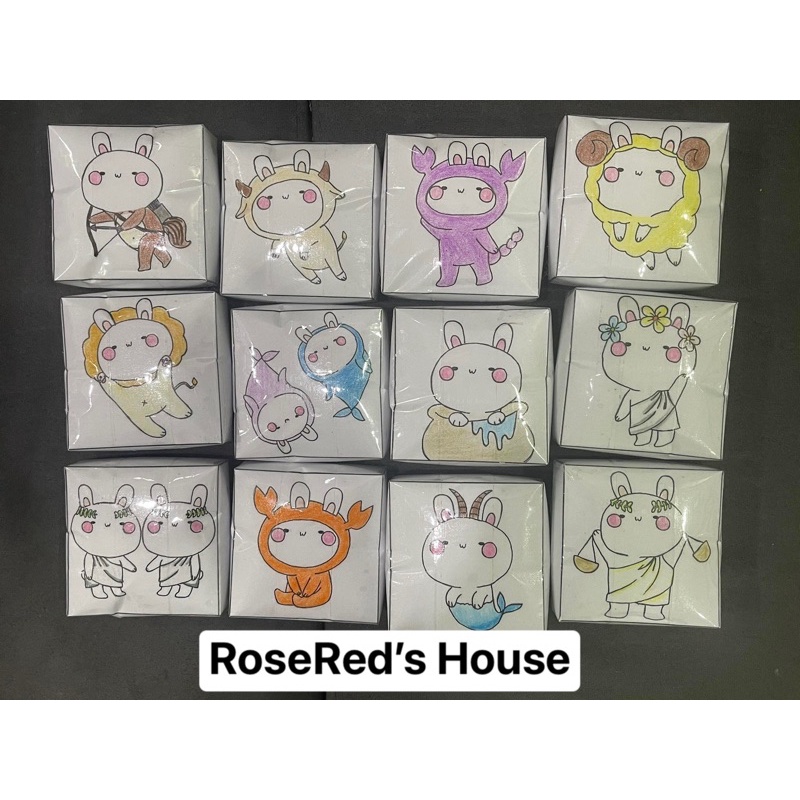 Paper Squishy of 12 zodiac signs | Shopee Malaysia