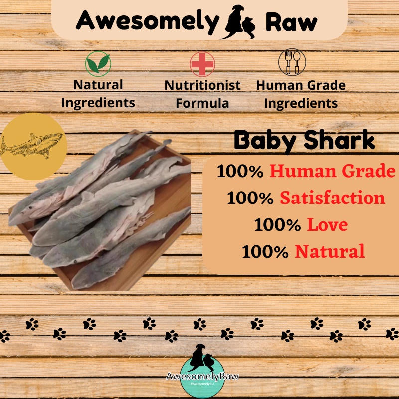 Freeze-Dried Shark Dog Snack Dog Treats Dog Dental Chew 狗磨牙 狗零食 冻干鲨鱼 鲨鱼 ...