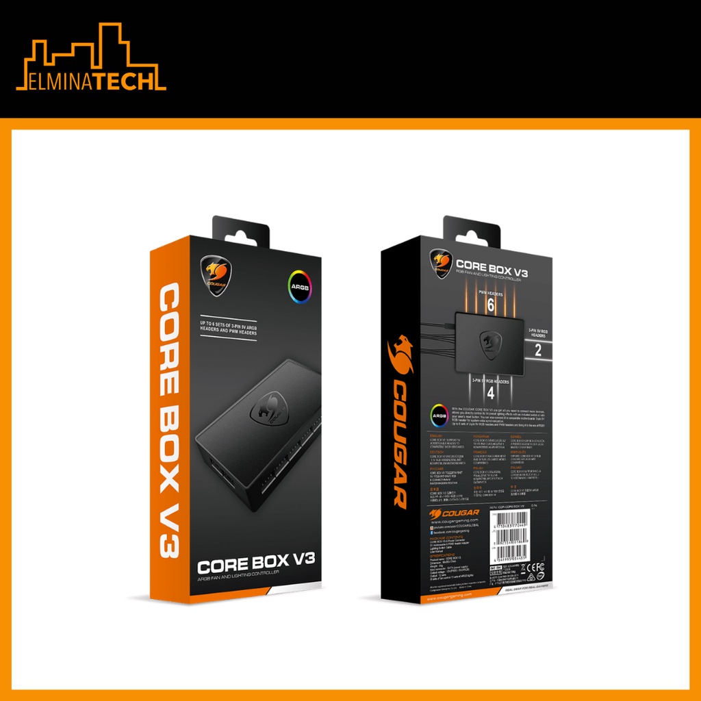Cougar Core Box V3 ARGB PWM Fan Controller | Shopee Malaysia