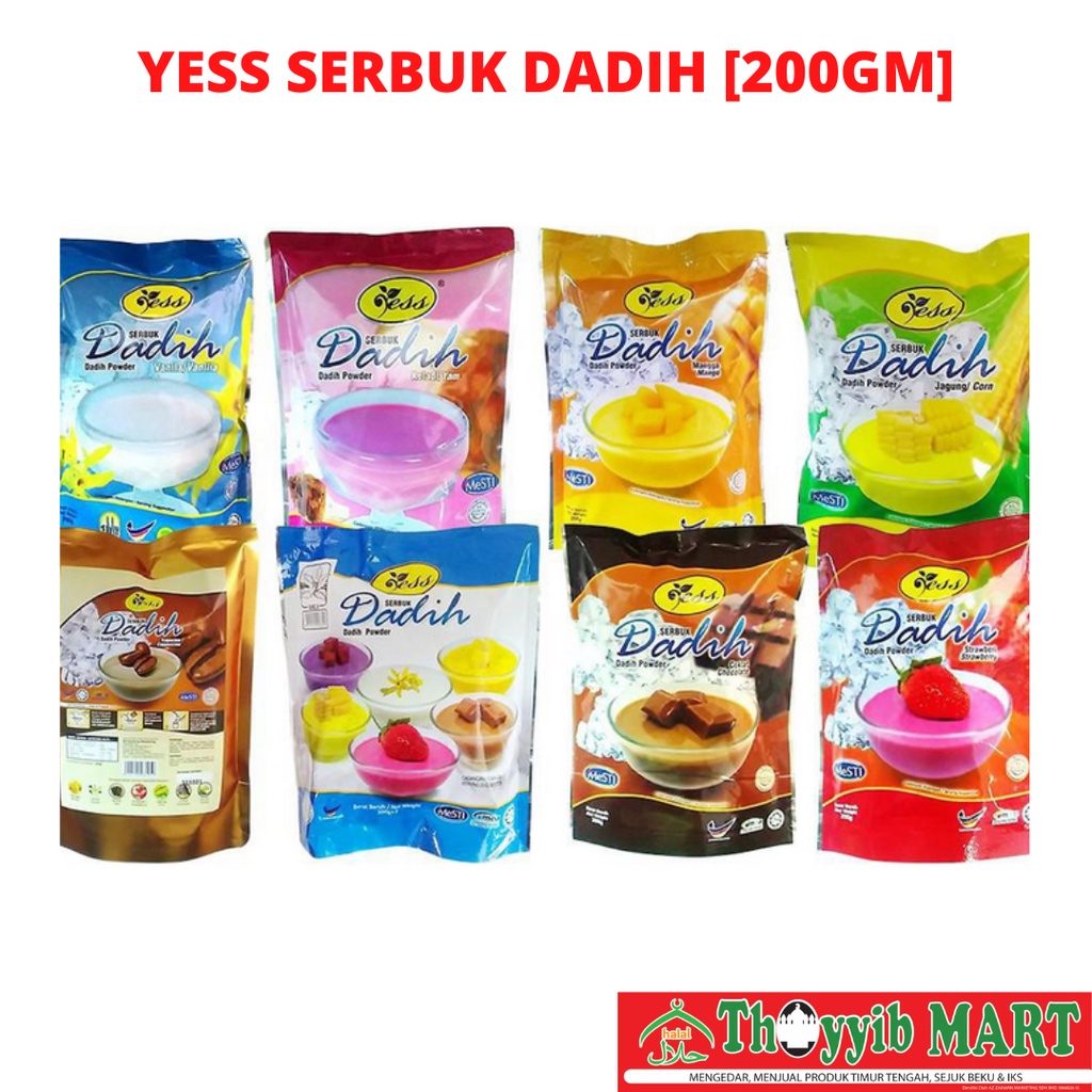 YESS SERBUK DADIH PELBAGAI PERISA [200GM]~ORI/VANILA/COKLAT/CAPPUCINO ...