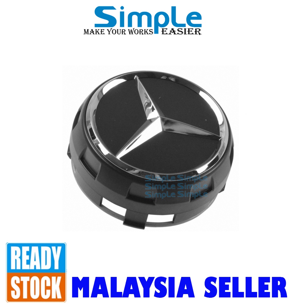 Mercedes-Benz Wheel Center Rim Caps 75mm High Quality Wheel Cap Tyre ...
