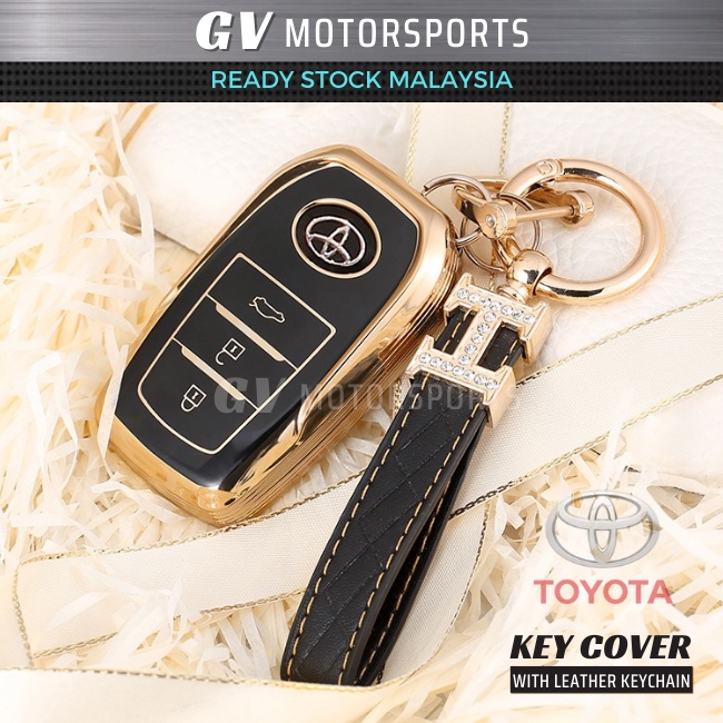 READY STOCK Toyota Key Cover Case Car TPU Fob Alphard VELLFIRE 86 RAV4 ...