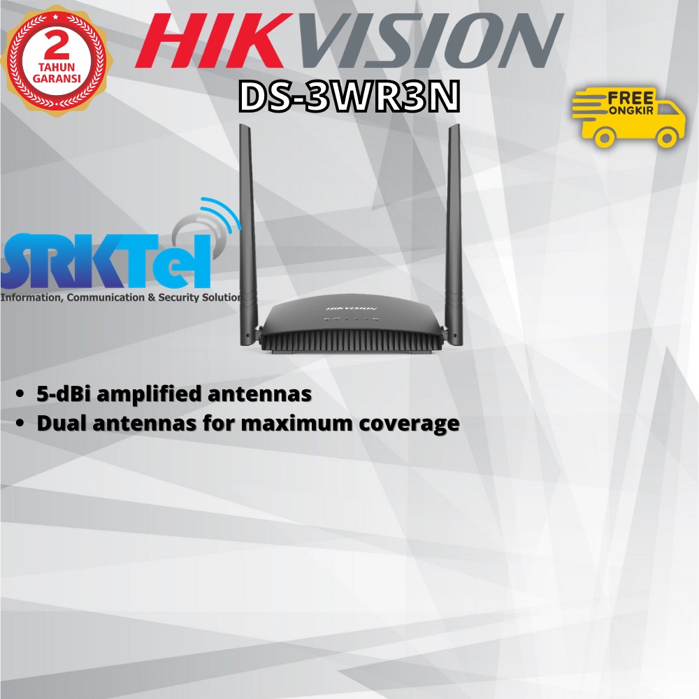 Hikvision DS-3WR3N 300Mbps Wireless Router 4 Port Lan | Shopee Malaysia
