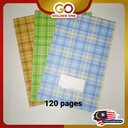 F4 Hard Cover Foolscap Note Book With Numbering 60GSM 120pages(price ...