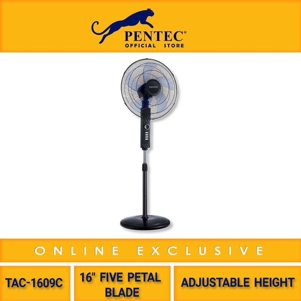 PENTEC Stand Fan 16" TAC-1609 | Shopee Malaysia