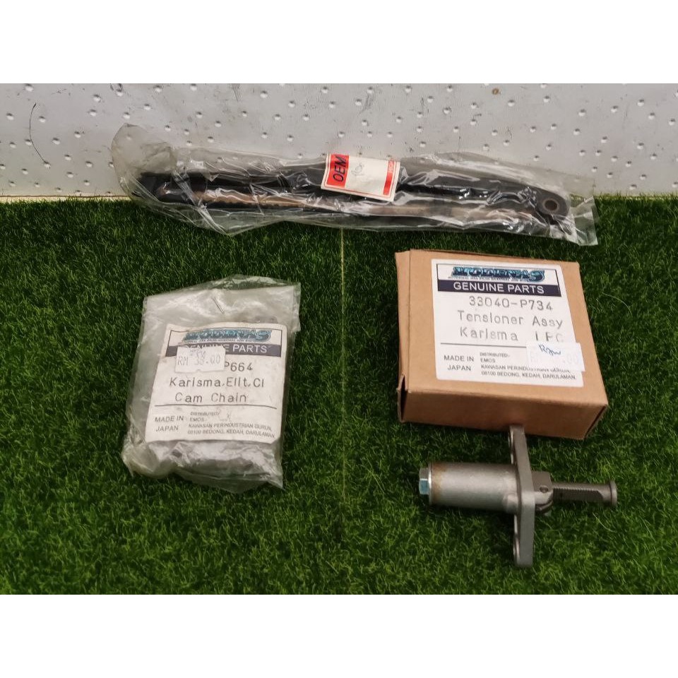 MODENAS KARISMA, KARISMA TIMING CHAIN + TENSIONER GUIDE + TENSIONER ...