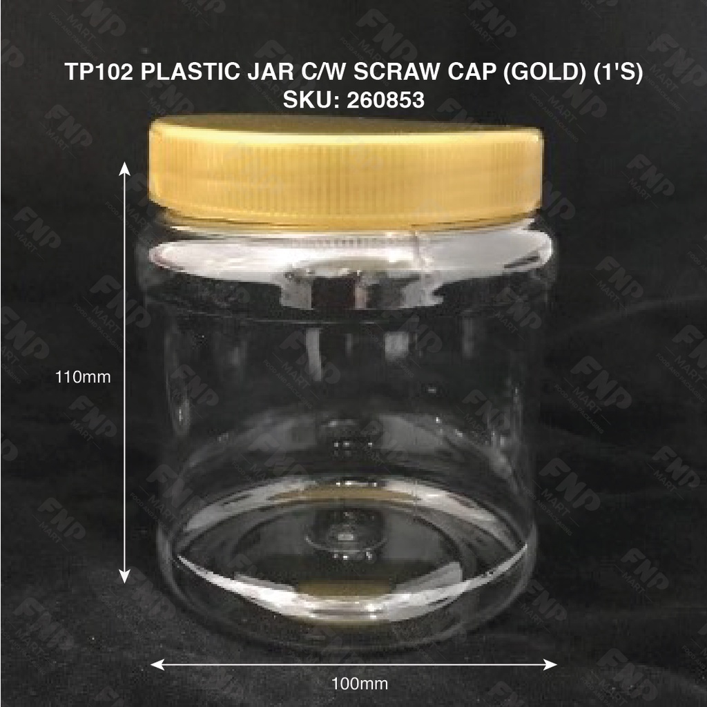 CNY 2023 TP102 PLASTIC JAR C/W SCREW CAP CHINESE NEW YEAR FOOD ...
