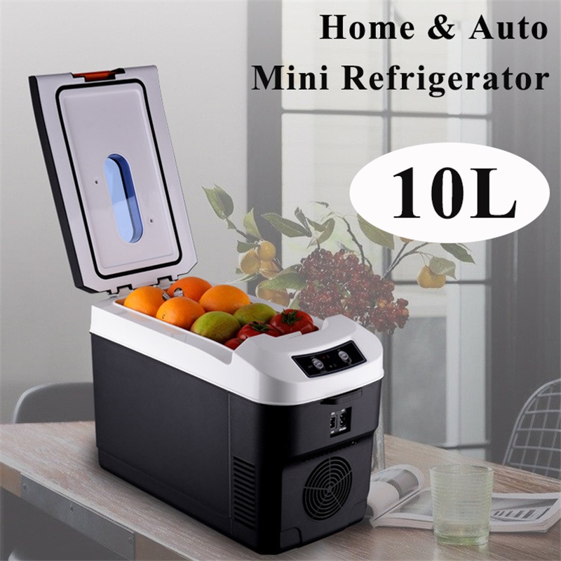 10L Car Home Refrigerator Mini Fridges 12/24V 110/220V Freezer Cooler ...
