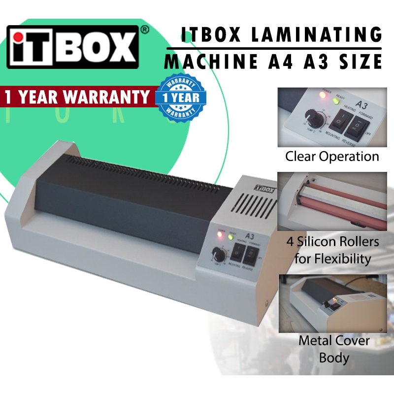 Itbox Laminating Machine A4 A3 Size Tq 320a Laminator Hot And Cold