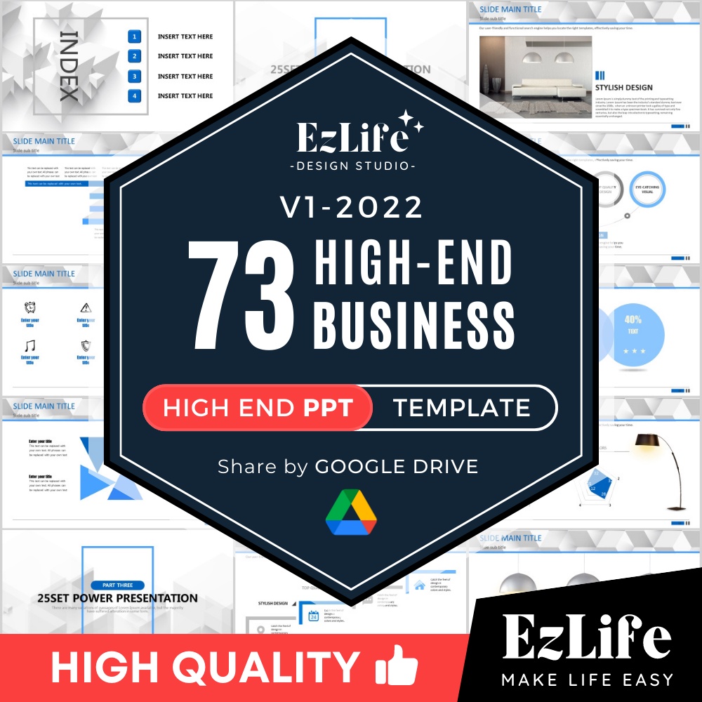 🔥【PREMIUM PPT】73 Set High End Business (Part 1) PowerPoint Presentation ...