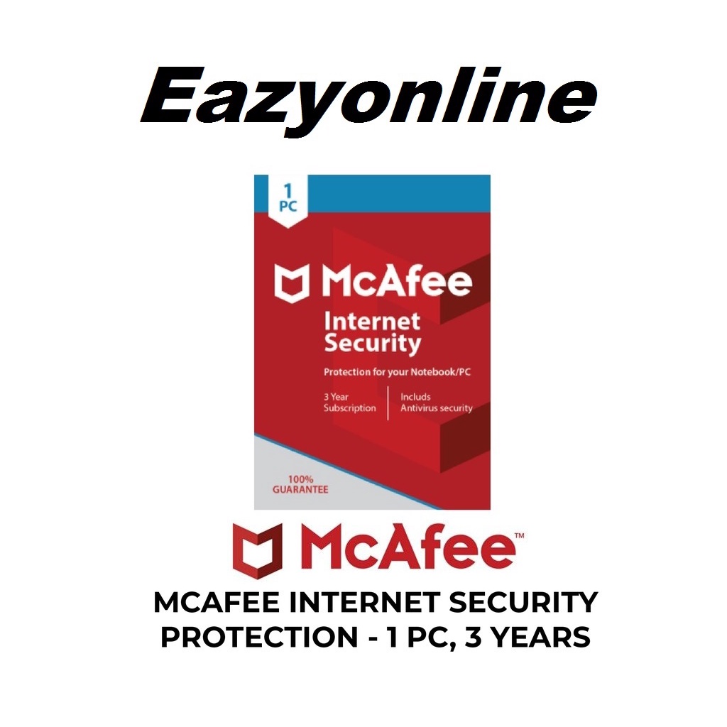 McAfee Internet Security Protection 1 PC 3 Years | Shopee Malaysia