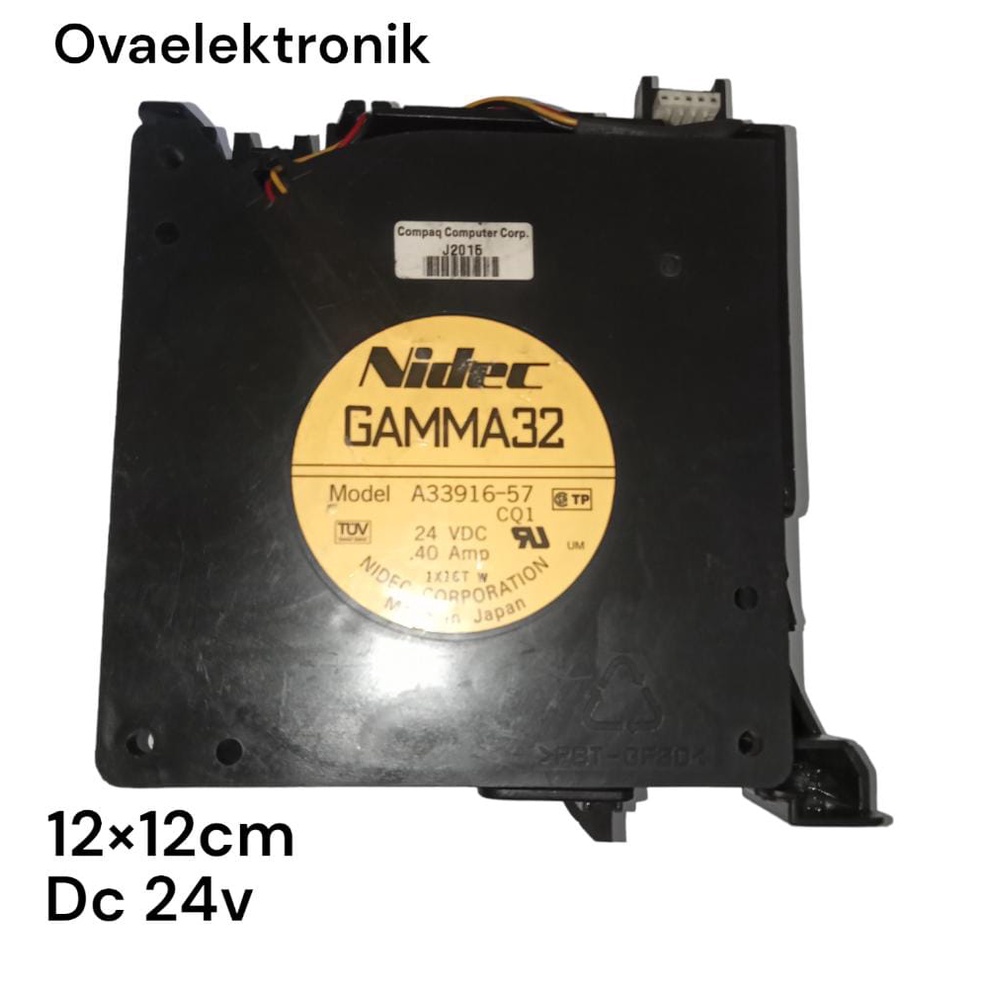 Dc 24V 12cm fan Conch blower Nidec Servo highspeed | Shopee Malaysia
