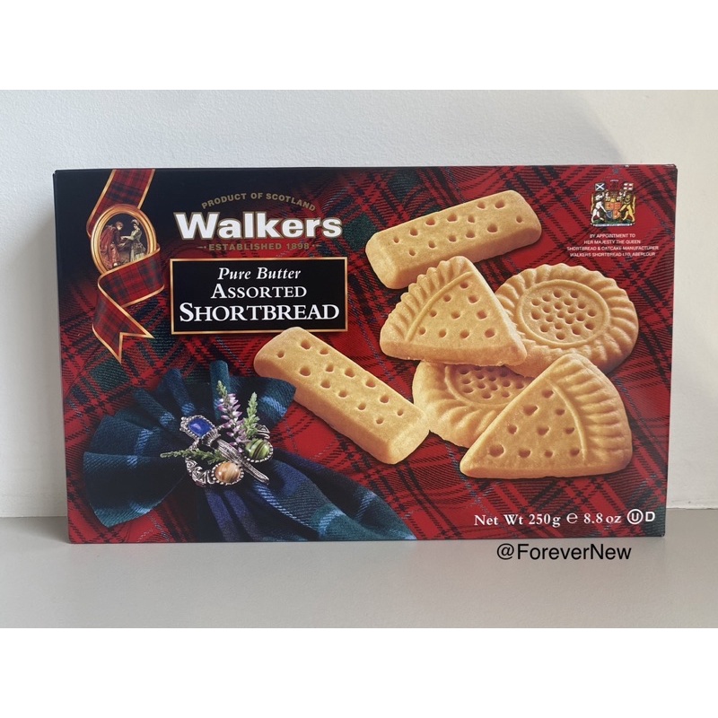 Walkers Pure Butter Shortbread Cookies Assorted 250gr - Original Import ...
