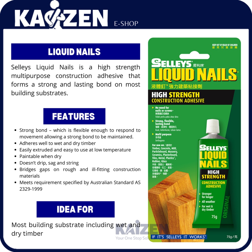 SELLEYS Household Adhesive Glue [ All Fix , Kwik Grip , Liquid Nail ...