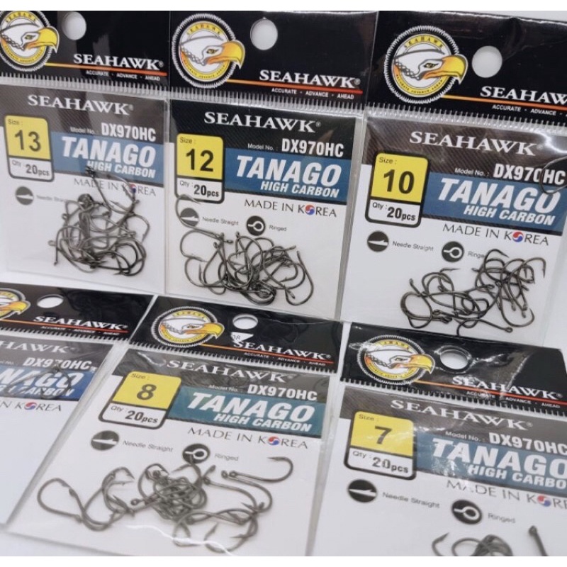 SEAHAWK DX970HC TANAGO HIGH CARBON HOOK / MATA KAIL PANCING | Shopee ...