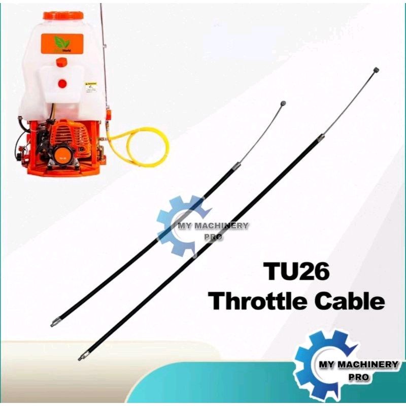 TU26 THROTTLE CABLE POWER SPRAYER 708 709 MINYAK MESIN PAM RACUN ...