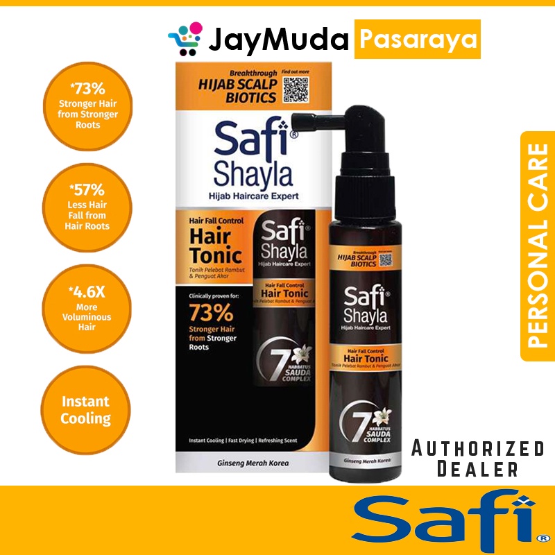 Safi Shayla Hijab Haircare Expert Hair Tonic Hair Fall Control 45ml 73% ...