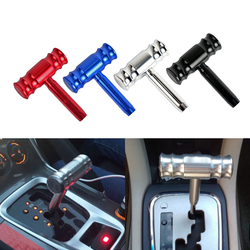 Universal Manual Car Gear Shifter Knob Aluminum Aolly Racing Flight ...