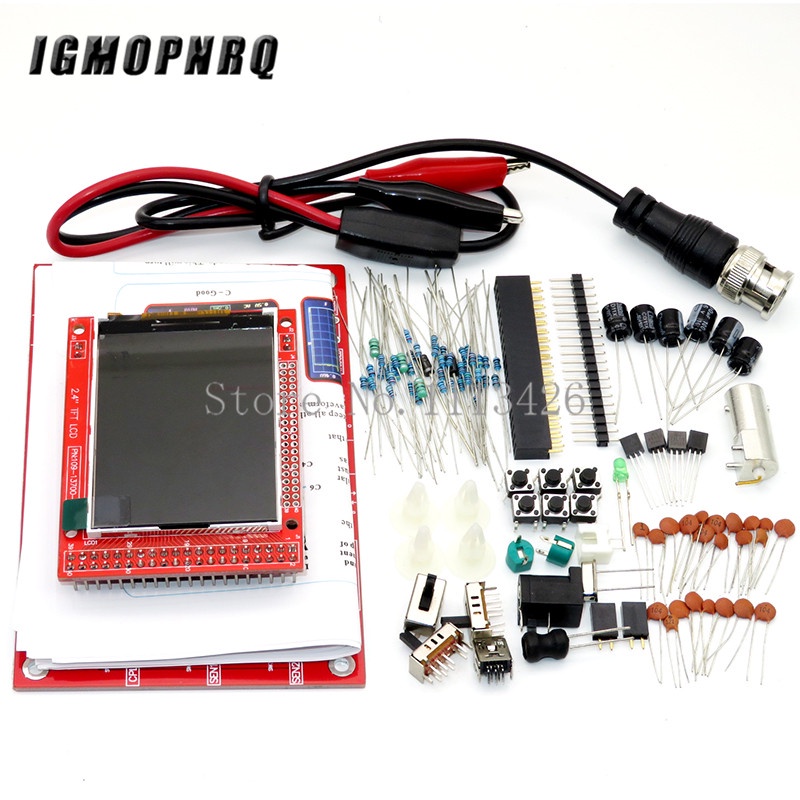 DSO138 2.4" TFT Digital Oscilloscope Kit DIY 200KHz Tester 1Msps ...