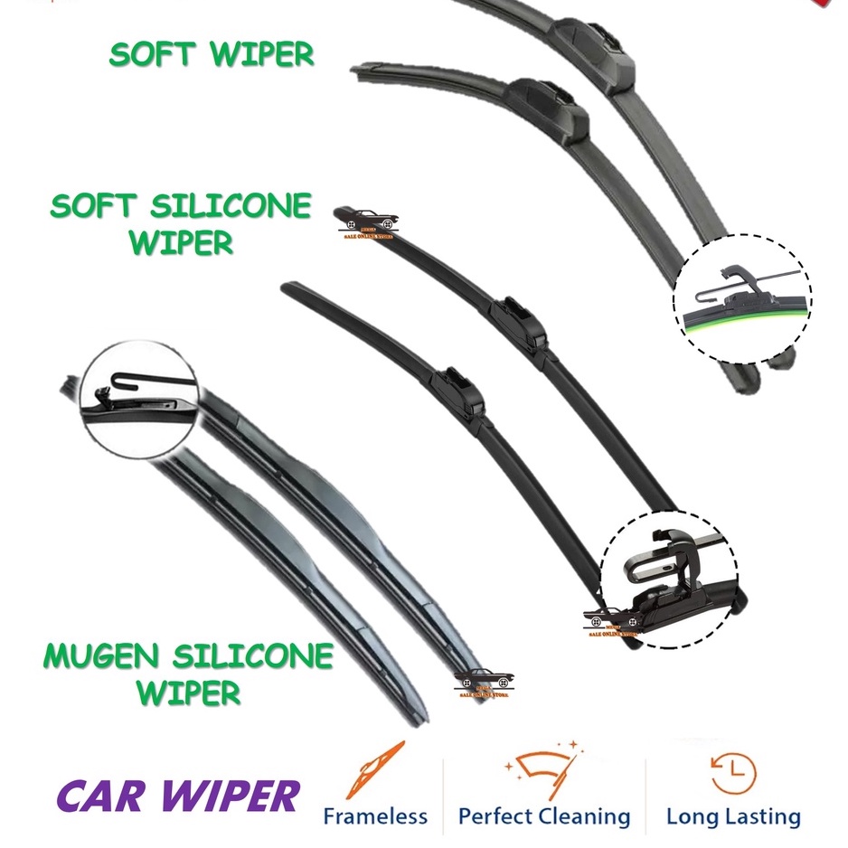 PROTON EXORA SOFT WIPER 24/16, SOFT SILICONE WIPER, MUGEN SILICONE ...