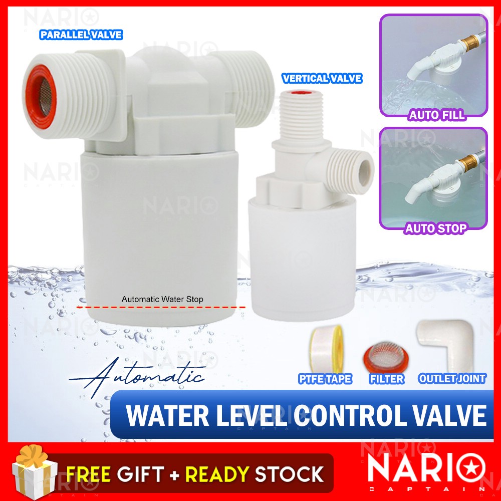 NARIO Automatic Water Level Control Valve G1/2 G3/4 Floating Valve ...