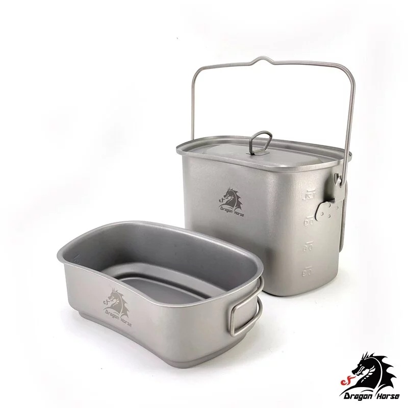 Dragon Horse x Boundless Voyage DH-C001 Titanium Cookware Set | Shopee ...