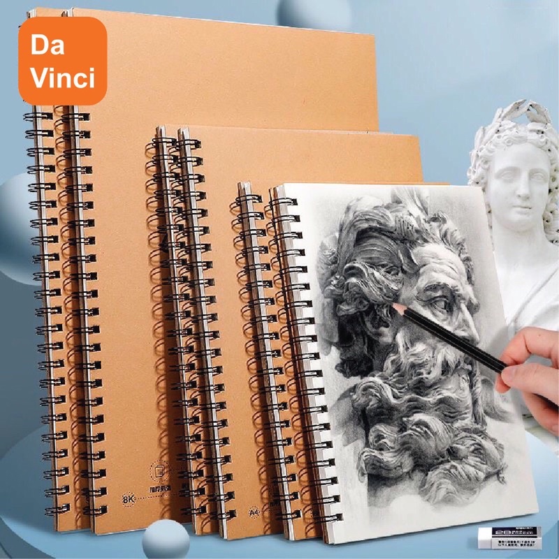 [ Davinci ] A4 160gsm notebook for drawing, sketching, sketching ...