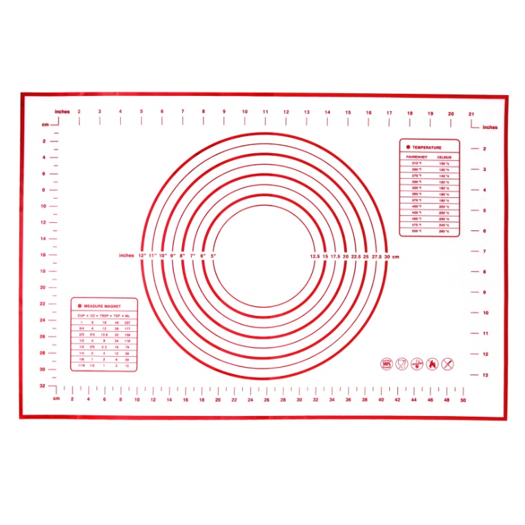 Kneading Mat for Dough/Tikar Alas Menguli Doh Roti/揉面垫 60x40cm | Shopee ...