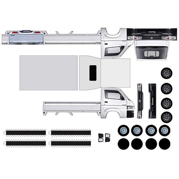 Diy Miniature Carry Pick Up Papercraft | Shopee Malaysia