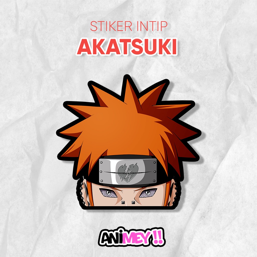 Naruto Anime Akatsuki Peek Stickers / Waterproof Stickers | Shopee Malaysia