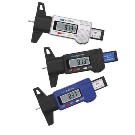 MKR Digital LCD Tire Tread Depth Gauge Portable Tyre Tread Depth Probe ...