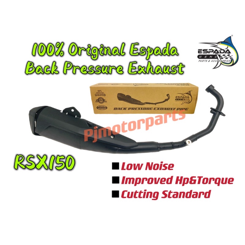 Honda RSX150 RSX 150 (100% Original Espada)28mm & 32Mm Cutting Standard Racing Exhaust Pipe Back ...