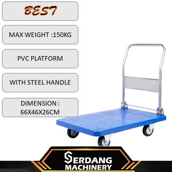 BEST Foldable PVC Platform Hand Truck Trolley Heavy Duty Use - WITH ...