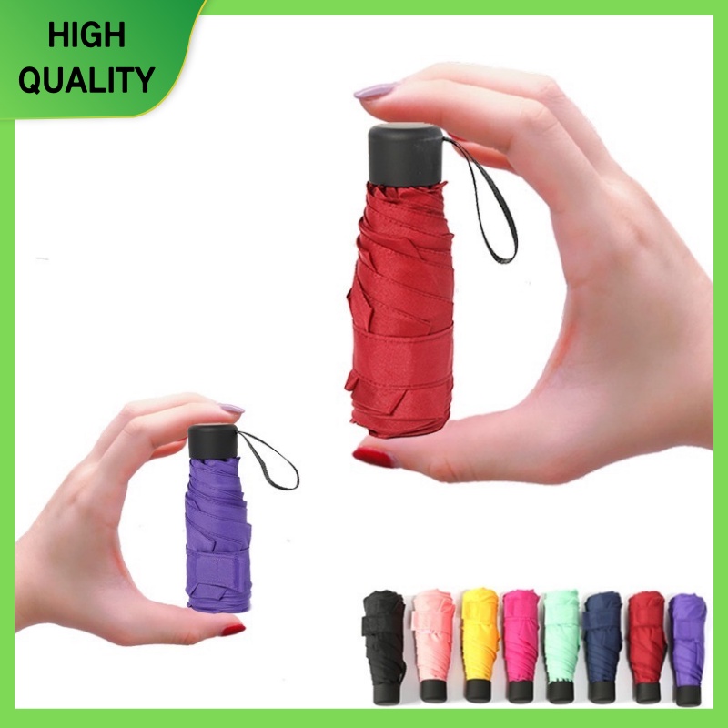 Men's and women's mini-pocket waterproof and UV-proof portable travel ...