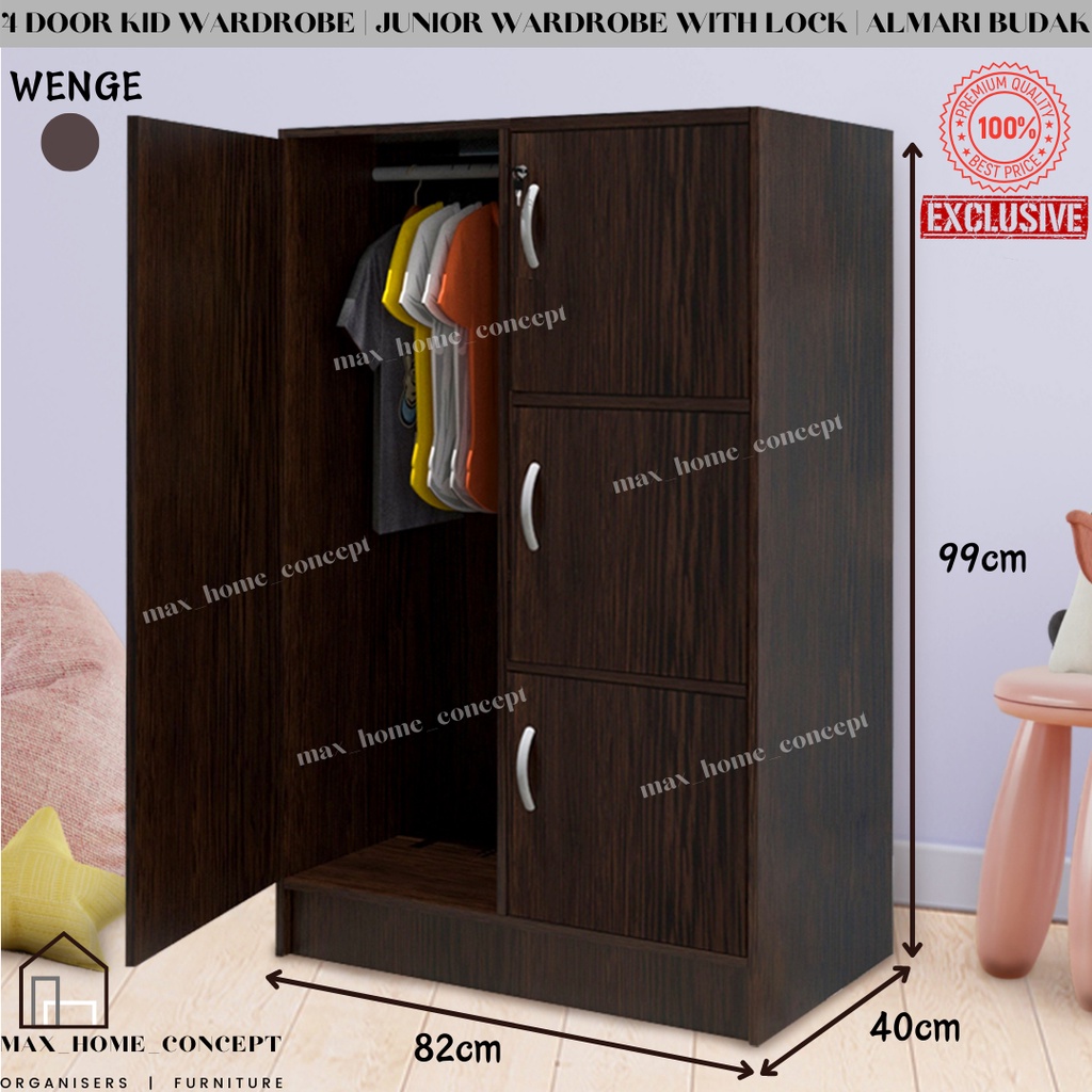 ALMARI BUDAK | KID WARDROBE | MULTIPURPOSE WARDROBE/CABINET | JUNIOR ...