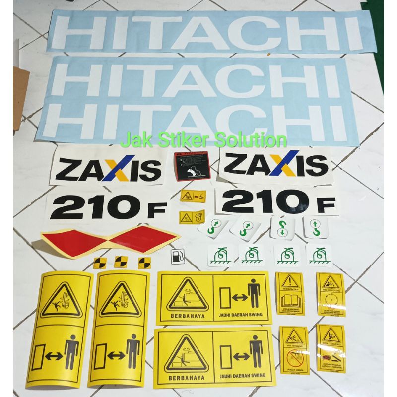 Hitachi 210F 5G Excavator Sticker | Shopee Malaysia