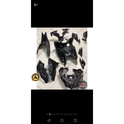 INNER LC 135 V2 V3 V4 V5 V6 OEM SET Hitam Matte Full item (10 ITEM ...