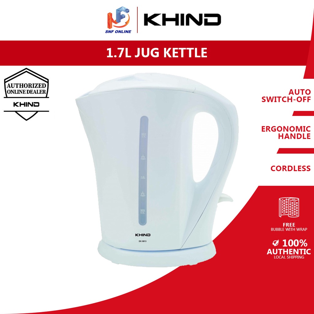 Khind Electric Jug Kettle (1.7 L) EK5813A EK5813 | Shopee Malaysia