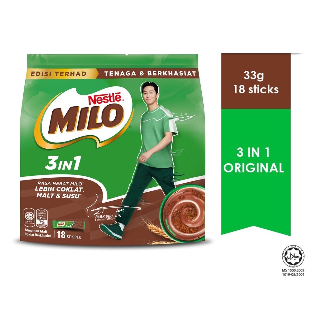 Milo Active-Go 3 in1 Chocolate Malt Drink / Milo stick / Milo original ...