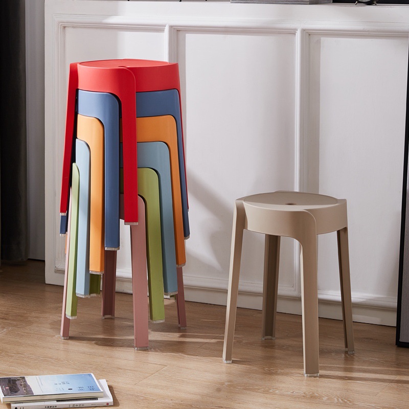(Ready Stock) VARIOUS Premium Designer ROUND Cafe PP Stool/ BANGKU ...