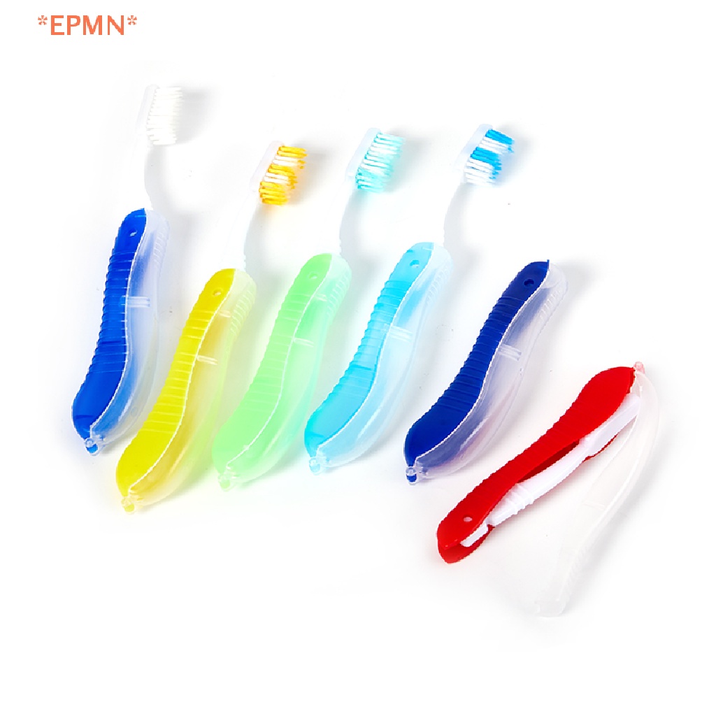 EPMN> Portable Disposable Foldable Travel Camping Toothbrush Tooth Oral ...