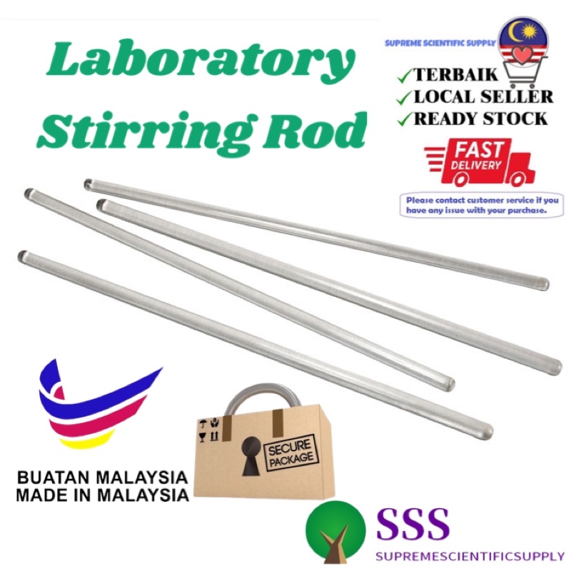 🔥[Ready stock]🔥Laboratory Stirring Rod, Batang Kacau Makmal | Shopee ...