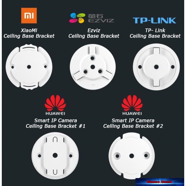 WIFI CAMERA Ceiling base Bracket for EZVIZ C6 Series , Tp-link Tapo ...