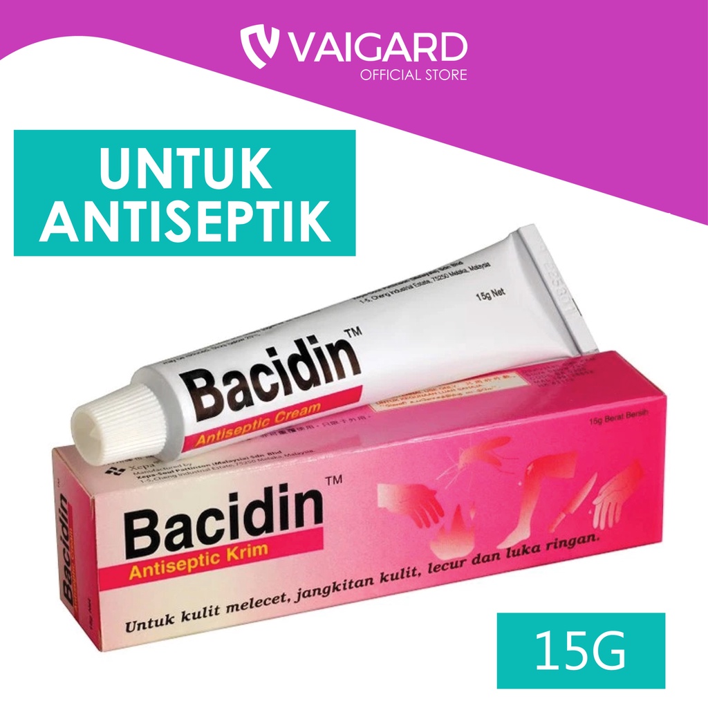 Bacidin Antiseptic Cream 15g | Shopee Malaysia