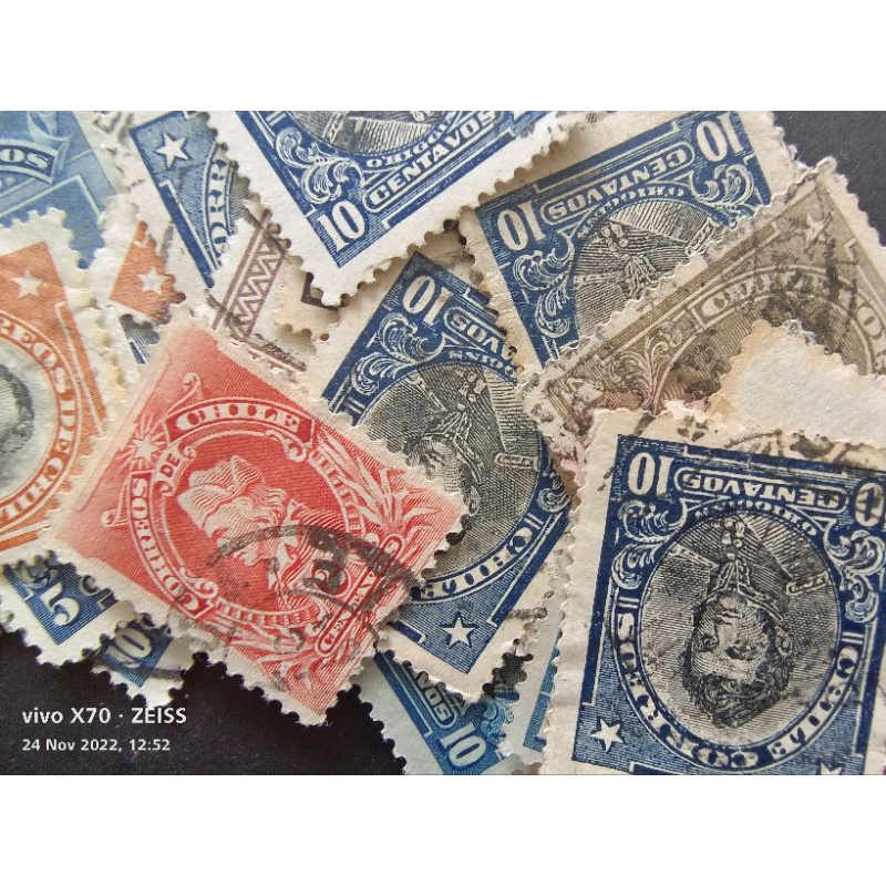 old and rare Chile stamps used mixed different theme | Shopee Malaysia
