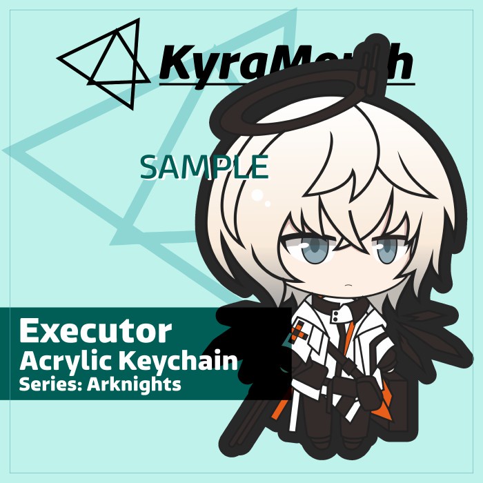 Arknights Executor Keychain | Kyramerch Anime Fanmerch Dealer | Shopee ...