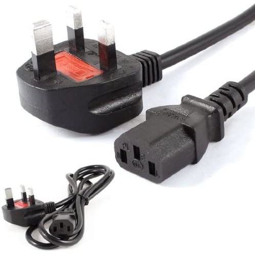 13Amp 3 Pin AC Power Cord Kettle Plug / Rice Cooker Plug c/w 1.2 Meter ...