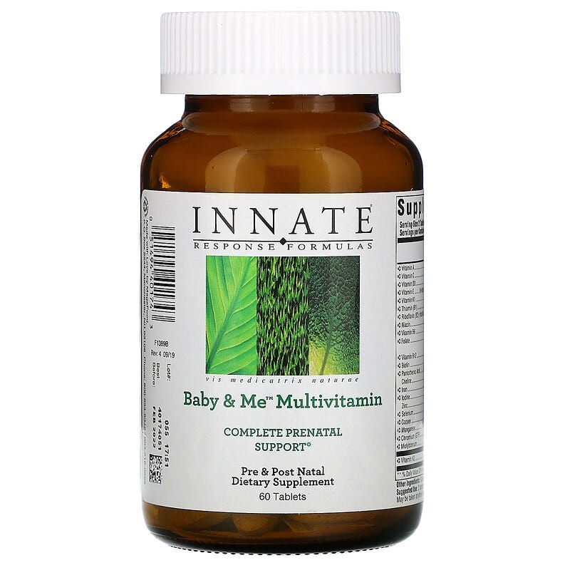 Innate Response Formulas, Baby & Me Multivitamin, 60 / 120 Tablets ...