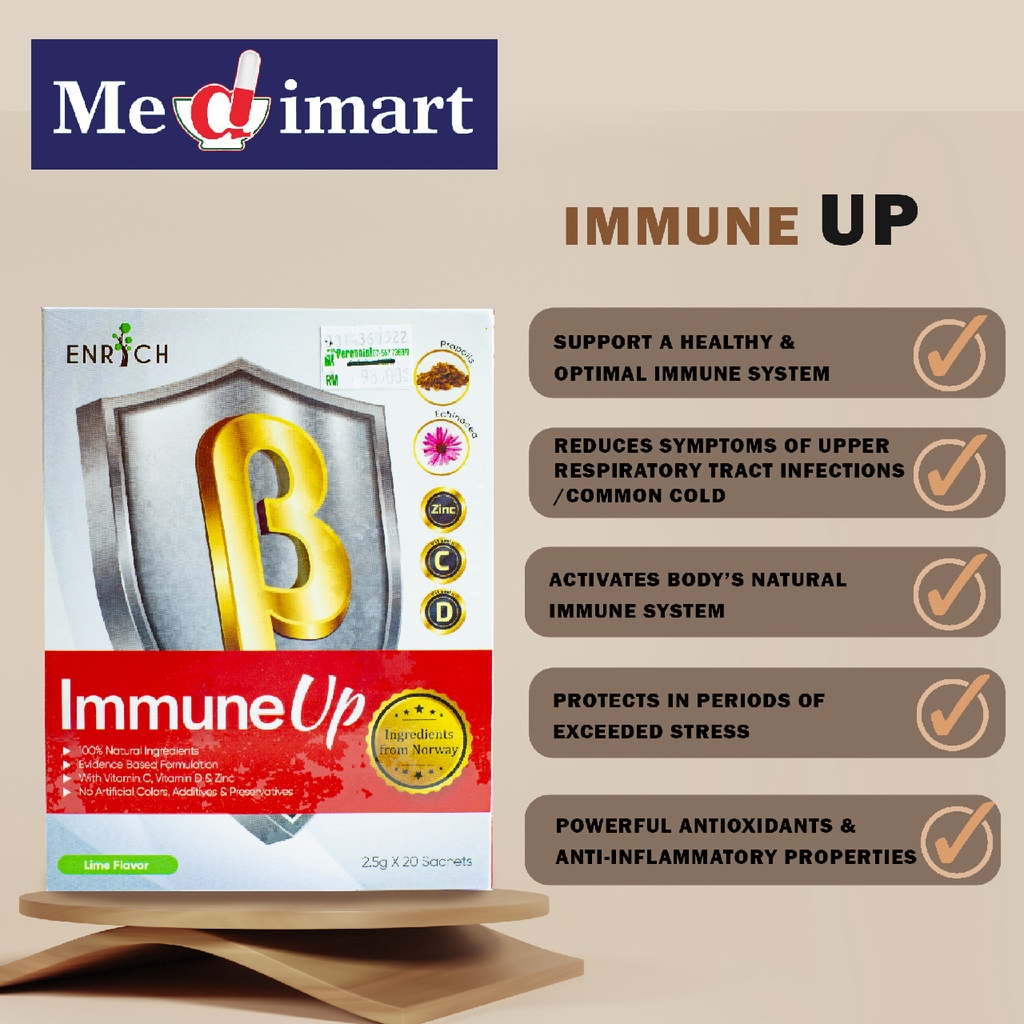 IMMUNE UP (20'S x 2.5G) - LIME FLAVOR - IMMUNITY BOOSTER / HFMD ...