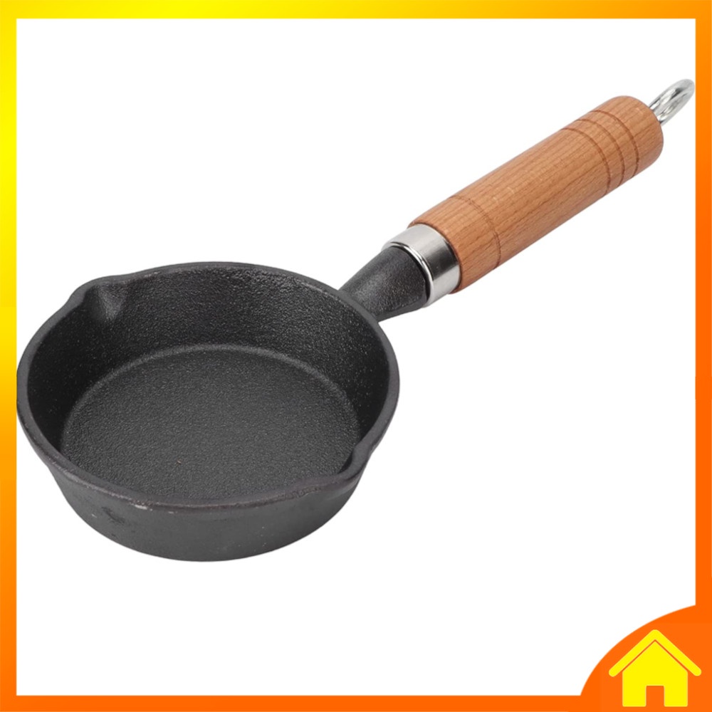 [OneHome] Non Stick Small Pot Mini Frying Pan Cast Iron Egg Breakfast ...